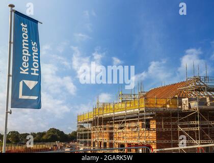 Stages of construction; Farington Mews Keepmoat homes property ...
