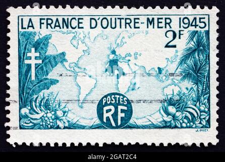 Map showing the possessions in France in the time of Henry II, shown in ...
