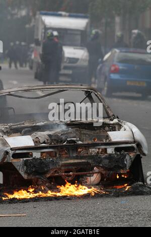 Damage caused by Rioters in 2011 - Gloucester Stock Photo - Alamy