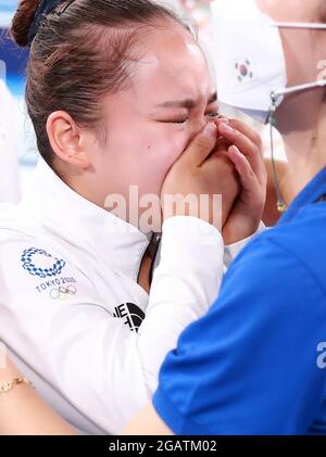 01st Aug, 2021. S. Korean gymnast Kim Han-sol South Korean gymnast Kim ...