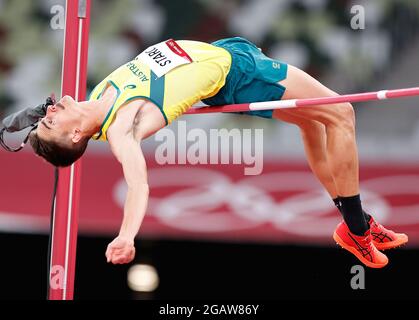 Brandon Starc of Australia during the mens highjump final on day seven ...