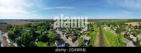 An aerial of Princeton, Ontario, Canada Stock Photo - Alamy