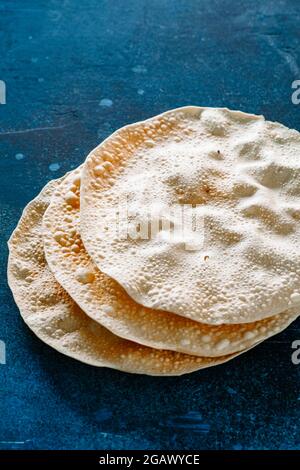 Pappadam, Papadam, Poppadom, papar, appalam flatbread, Indian or ...