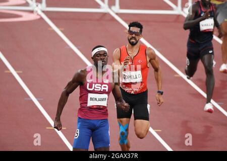 TOKYO, JAPAN - AUGUST 1: Yasmani Copello of Turkey competing on Men's ...