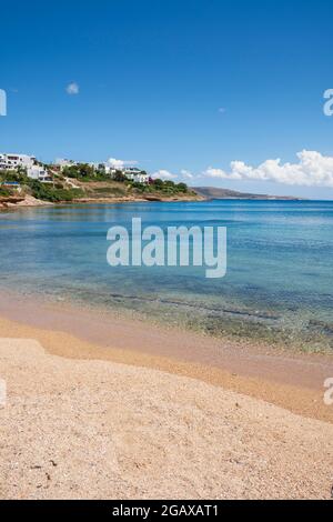 Transparent sea at Puta Zeza beach in Athens Greece Stock Photo - Alamy