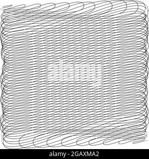 Square, rectangle scribbling, sketchy, sketch doodle lines element ...