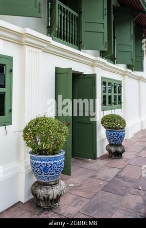 Bangkok, Thailand - December 22, 2019: View of Thai ancient wooden ...