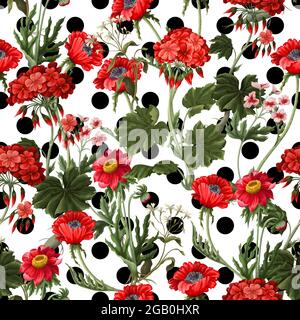 Herbal nature seamless pattern with random leaf silhouettes. Pastel ...