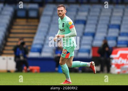 Sheffield, UK. 01st Aug, 2021. Jordan Rhodes #9 of Huddersfield Town ...