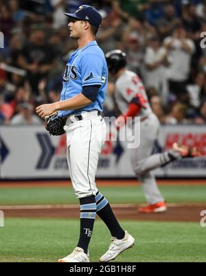 Boston Red Sox's Hunter Renfroe takes the field at the start of a ...