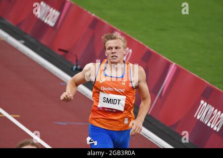 TOKYO, JAPAN - AUGUST 1: Nick Smidt of the Netherlands competing on Men ...