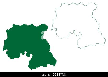 Medchal–Malkajgiri district (Telangana State, Republic of India) map ...