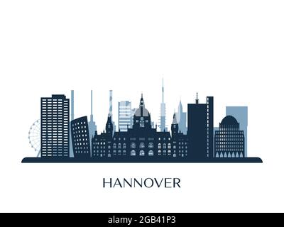 Emblem of Hanover. City of Germany. Vector illustration Stock Vector ...