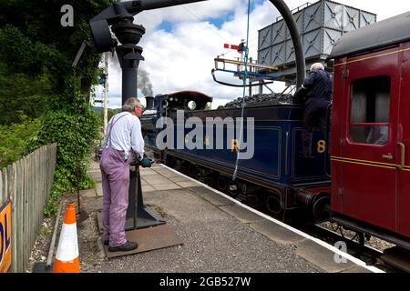 Locomotive Water Refilling Tanks Stock Photo - Alamy