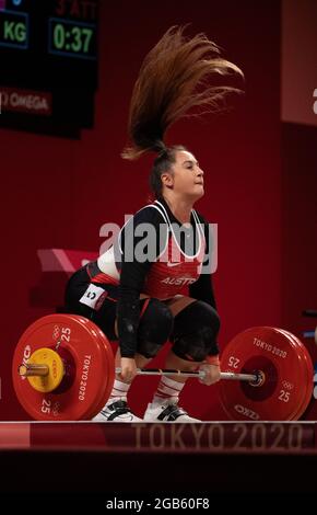 Tokyo. 2nd Aug, 2021. Sarah Fischer of Austria competes during the ...
