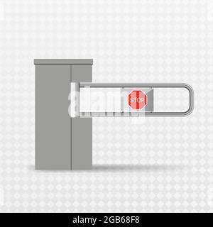 turnstile vector icon isolated on transparent background, turnstile ...