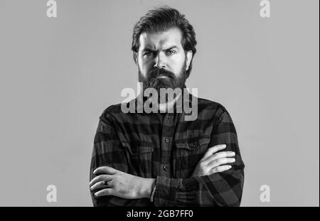 guy expressing himself with stylish facial hair, masculinity Stock ...