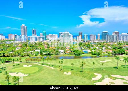 Miami Beach golf course club Stock Photo - Alamy