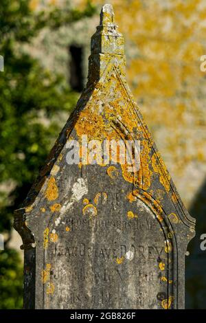 Tombs, Barfleur, Manche department, Cotentin, Normandy, France Stock ...