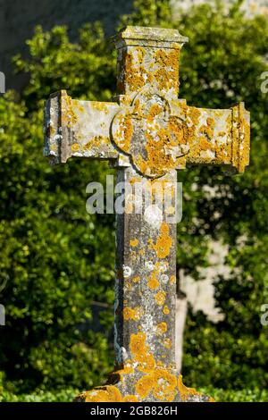 Tombs, Barfleur, Manche department, Cotentin, Normandy, France Stock ...