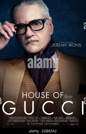 HOUSE OF GUCCI, US character poster, Jared Leto as Paolo Gucci, 2021 ...