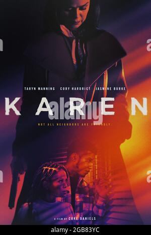 KAREN, poster, Taryn Manning, 2021. © BET Original Movies / Courtesy ...