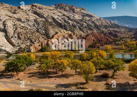 Split Mountain Group Campground in Dinosaur National Monument, Utah ...