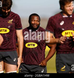 South Africa's Ox Nche during the Summer International test match at ...