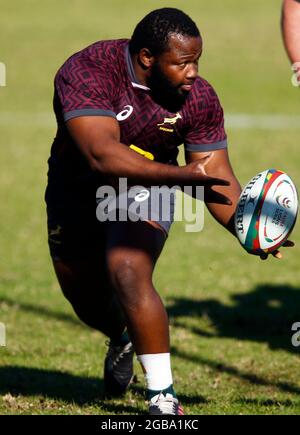 South Africa's Ox Nche during the Summer International test match at ...