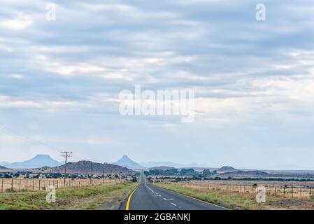 Landscape on road R56 between Middelburg and Steynsburg in the Eastern ...