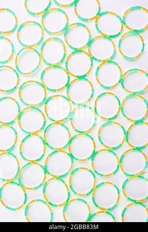 texture multi color rubber band Stock Photo - Alamy