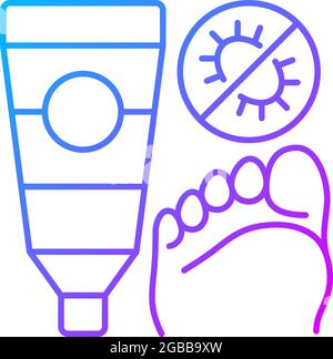 Antibacterial and antifungal line vector icon. No fungus and no ...