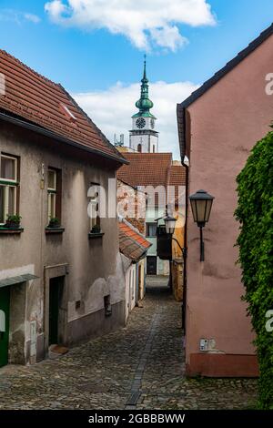 Unesco site Jewish Quarter and St Procopius' Basilica in Trebic, Czech ...