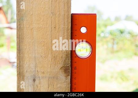 The concept of measuring the degree of inclination when building a ...