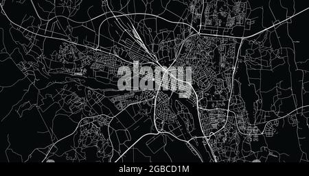 Urban vector city map of Umea, Sweden, Europe Stock Vector Image & Art ...