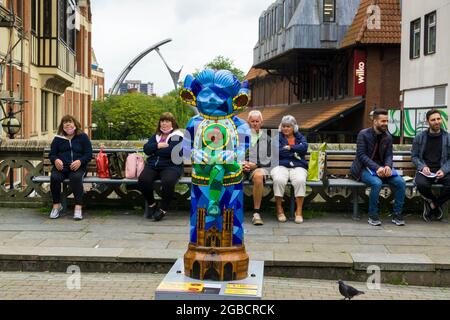 Decorated lincoln imp statue The Legend of the Imp on High Bridge High ...