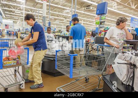 Springfield Illinois,Walmart,interior inside,shopping shopper shoppers ...