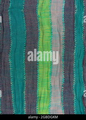 Blue jersey fabric matte texture top view. Turquoise knitwear ...