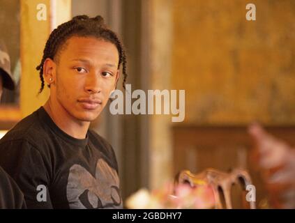 Silver medallist BMXer Kye White at a welcome home party at the Prince ...