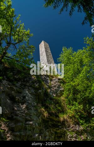 Sankt Radegund town near Graz city in Austria in summer hot color day ...
