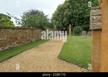 entrance gates to the church for Diana Spencer princess of Wales She is ...