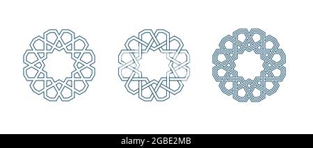 Islamic arabic rosette for Ramadan card decor Stock Vector Image & Art ...