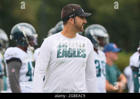 Philadelphia, PA, USA. 3rd Aug, 2021. Philadelphia Eagles Defensive end ...