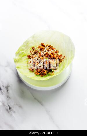 Pork Yuk Sung, Chinese Lettuce Wraps, Traditional Meal in China ...