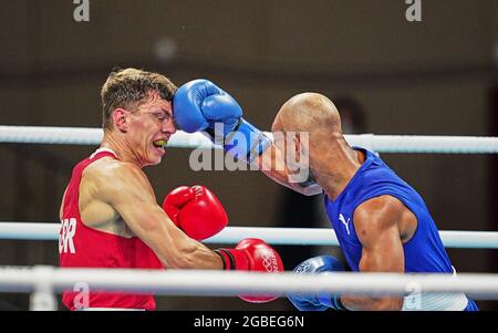 August 3, 2021: Pat Mccormack from Great Britain and Roniel Iglesia ...