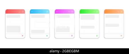 Chatbot window template. Life chat customer service example. Virtual ...