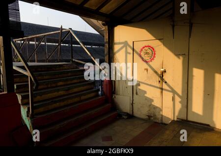Historical sultanate building at Central Java, Indonesia Stock Photo ...