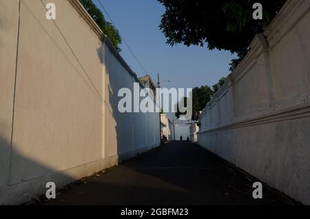 Historical sultanate building at Central Java, Indonesia Stock Photo ...