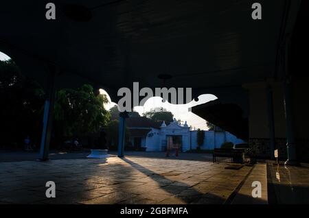 Historical sultanate building at Central Java, Indonesia Stock Photo ...