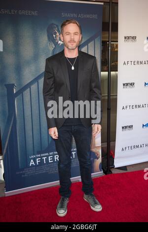 LOS ANGELES - AUG 3: Shawn Ashmore at the Aftermath Premiere at the ...